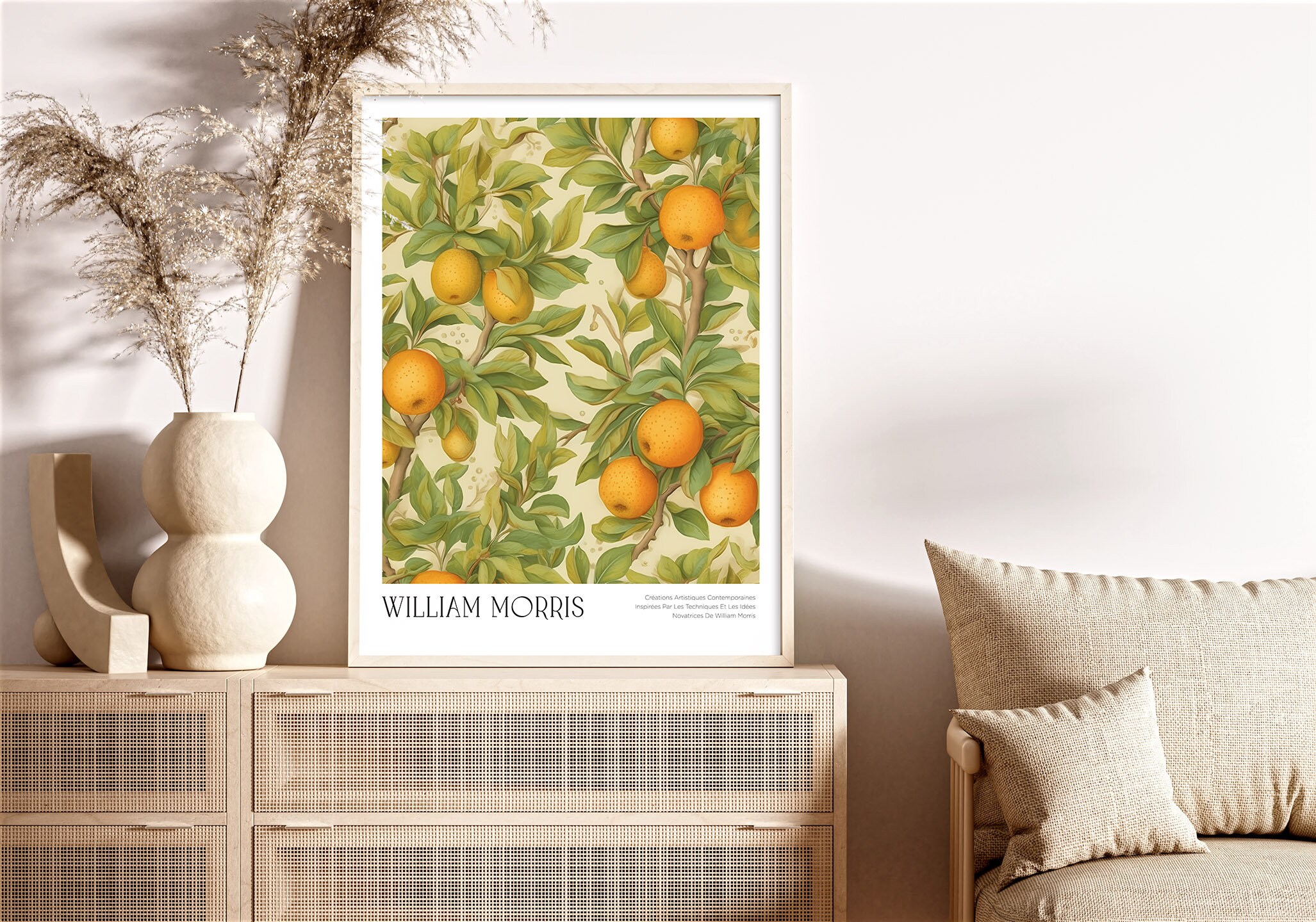 Lemons William Morris Print Lemon Wall Art Famous Artist Print William ...
