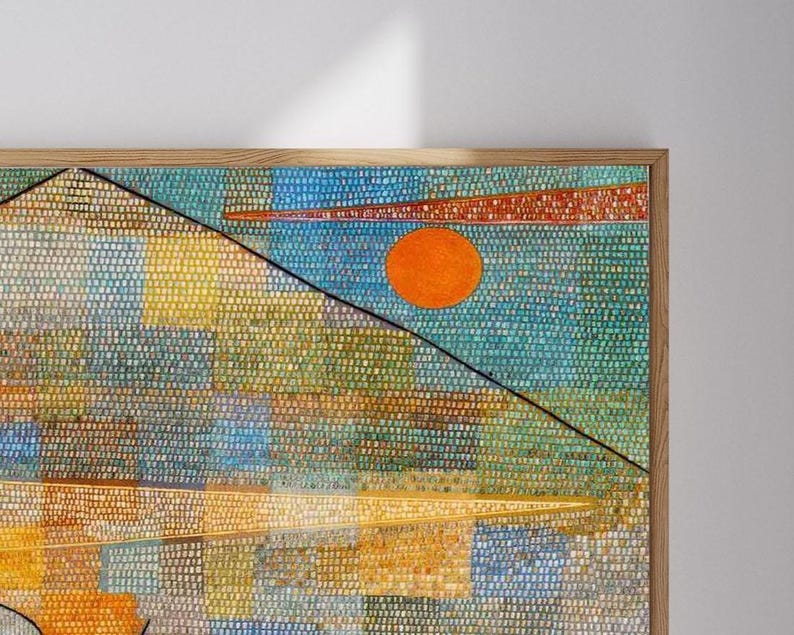 Paul Klee • Ad Parnassum Art Print • Modern Abstract Wall Art - Etsy