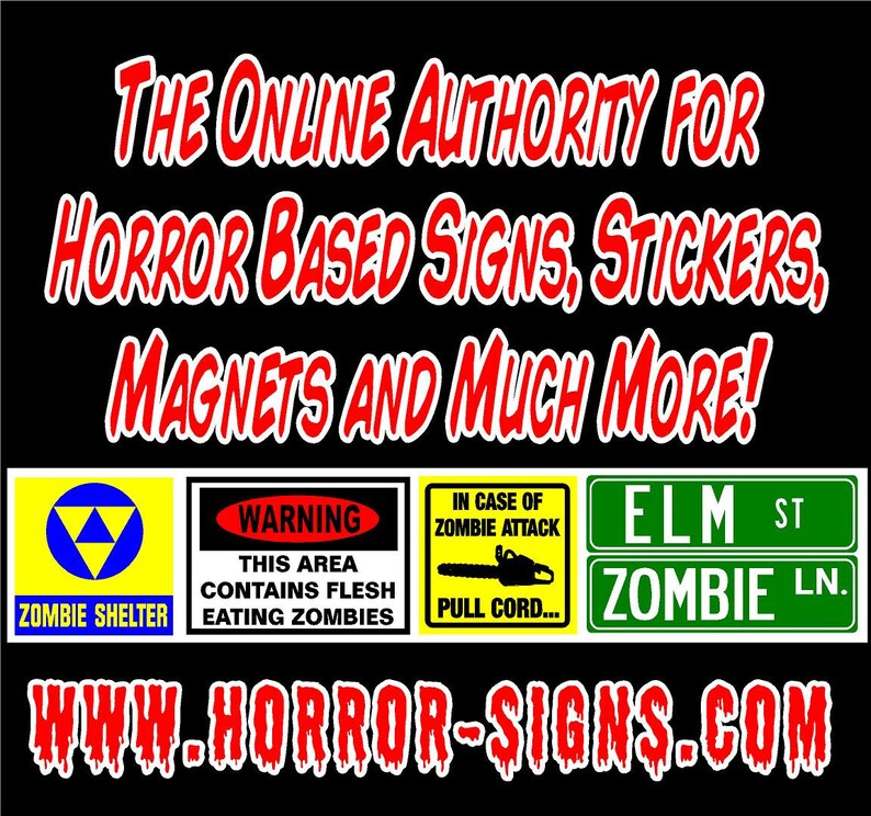 Haddonfield 2 Mi. Horror Street Sign 6 X 24 Aluminum Sign - Etsy