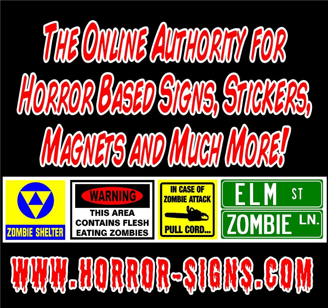 Haddonfield 2 Mi. Horror Street Sign 6 X 24 Aluminum Sign - Etsy