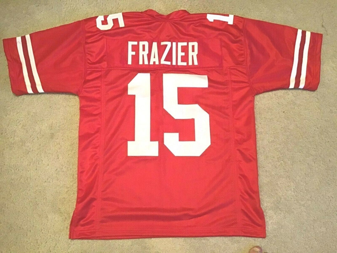 UNSIGNED CUSTOM Sewn Stitched Tommie Frazier Red Jersey - M, L, XL, 2XL ...
