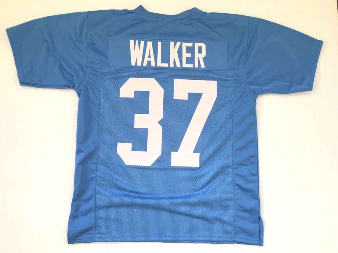 UNSIGNED CUSTOM Sewn Stitched Doak Walker Blue Jersey - M, L, XL, 2XL ...