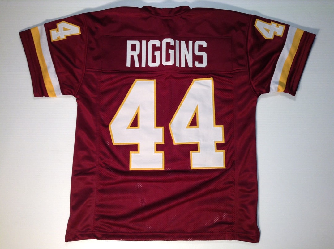 UNSIGNED CUSTOM Sewn Stitched John Riggins Burgundy Jersey - M, L, XL ...