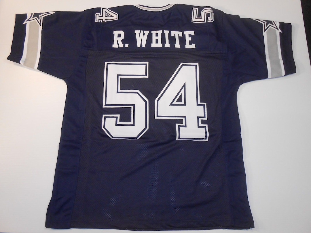 UNSIGNED CUSTOM Sewn Stitched Randy White Blue Jersey - M, L, XL, 2XL ...
