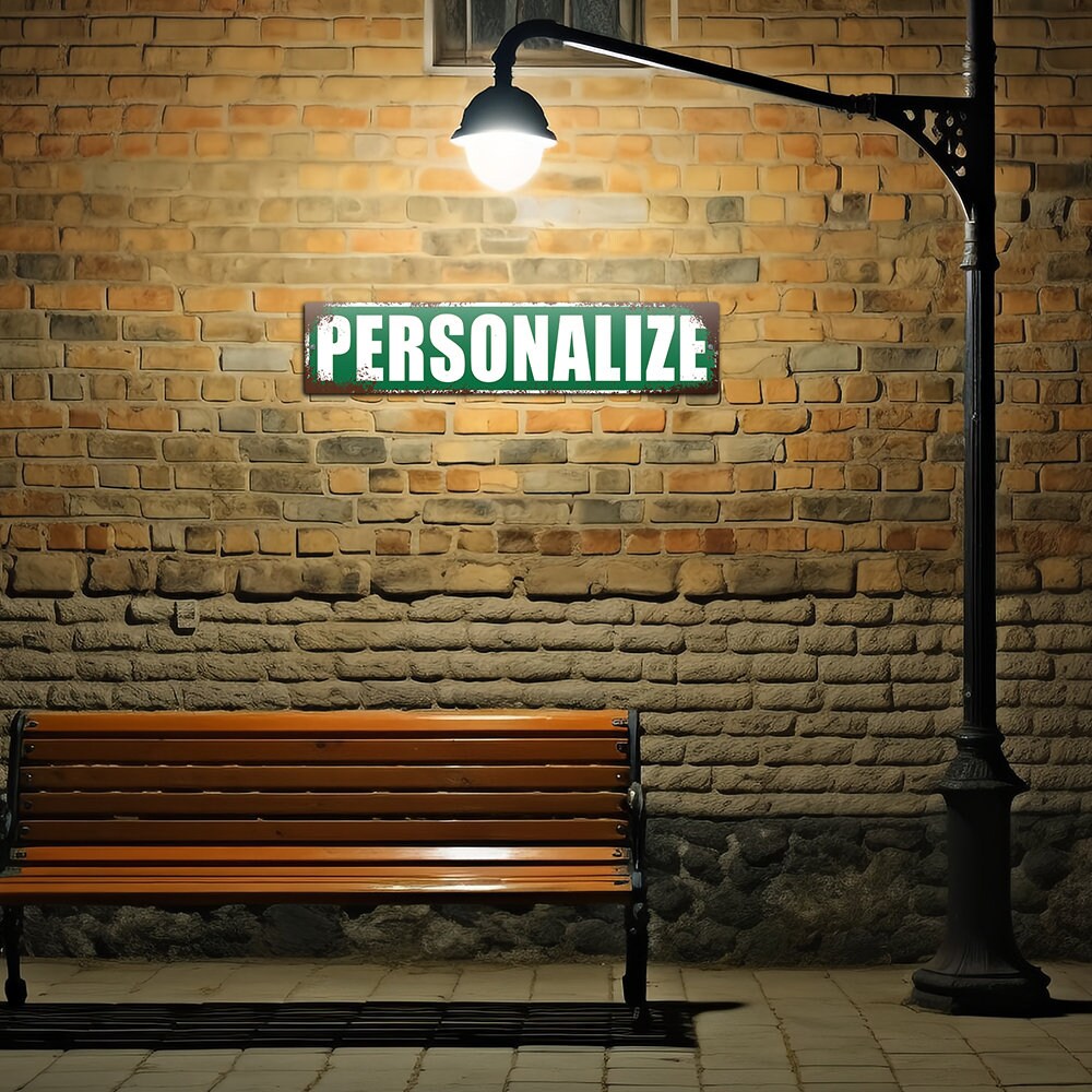 Personalized Street Sign,custom Text Sign, Rustic Street Sign,make Your ...