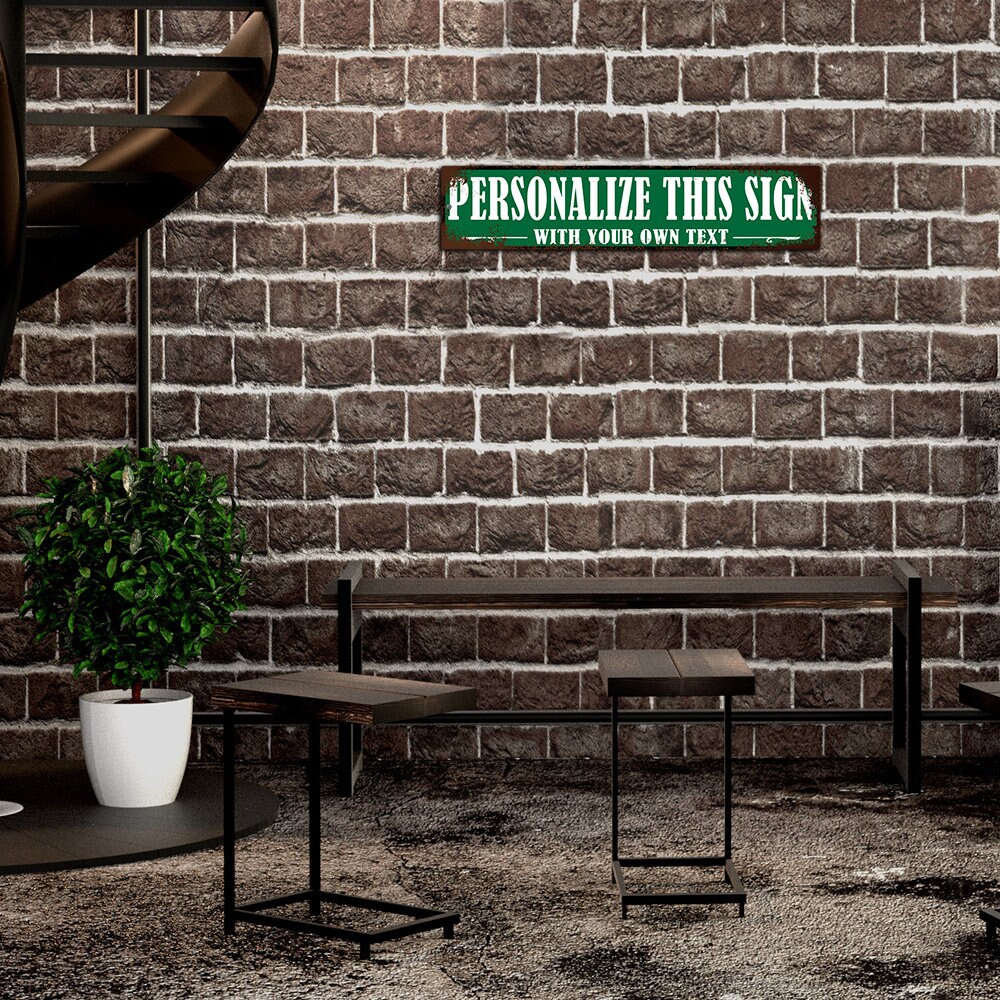 Custom Street Sign,men Cave Sign,custom Wall Sign, Rustic Street Sign ...