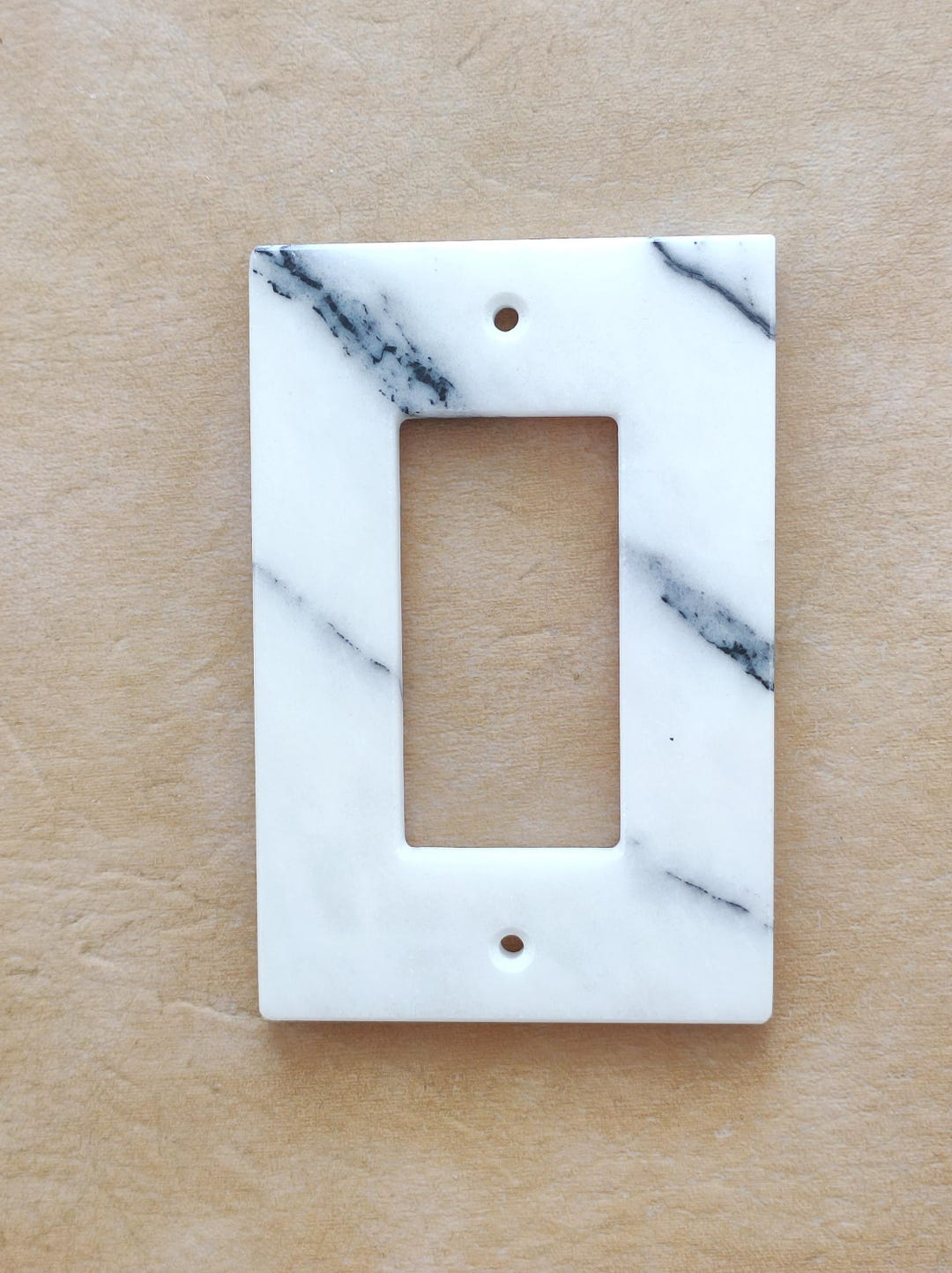 Rocker Light Switch Plate Handmade LILAC Marble - Etsy