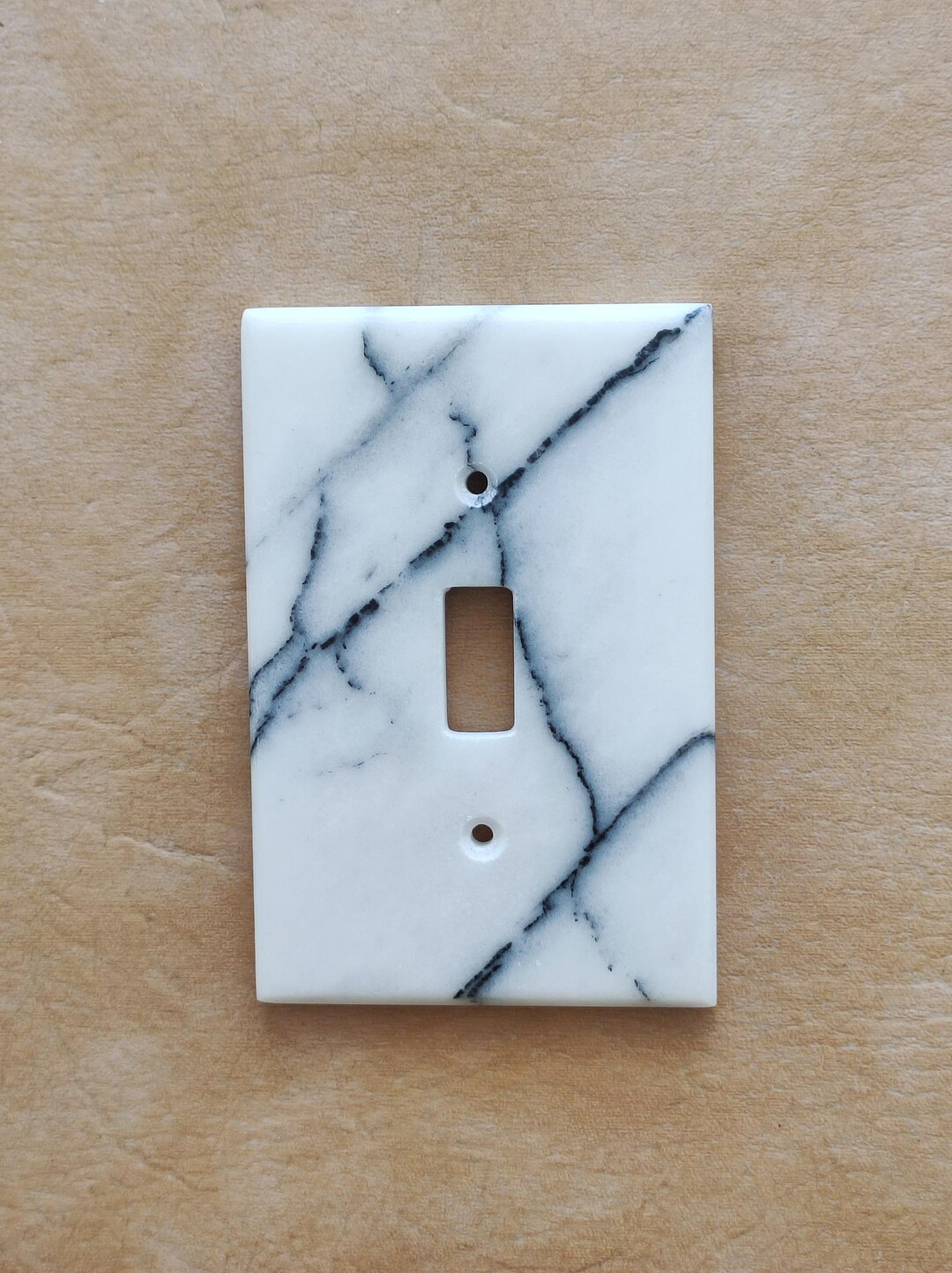 Toggle Light Switch Plate Handmade LILAC Marble - Etsy