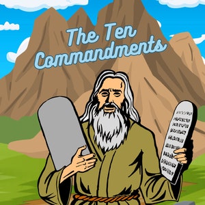 Ten Commandments - Coloring Pages - Etsy