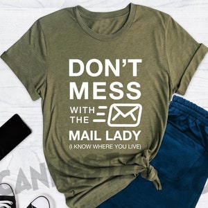 Mail Lady Shirt, Post Office Shirt, Mail Shirt, Post Office, Mailman ...