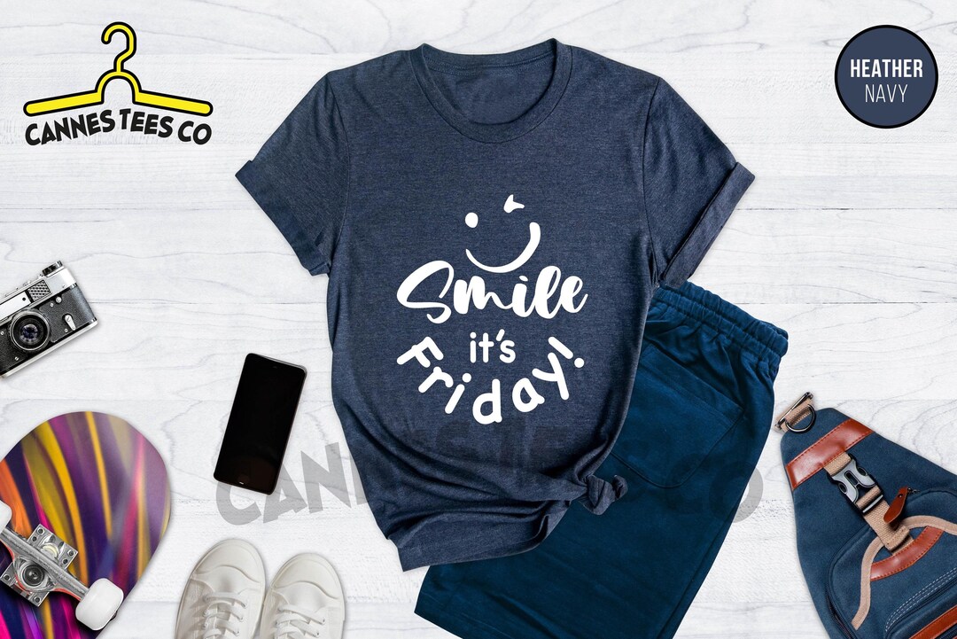 Smile It’s Friday Shirt, Smile Shirt, Teacher Shirt, Funny Teacher ...