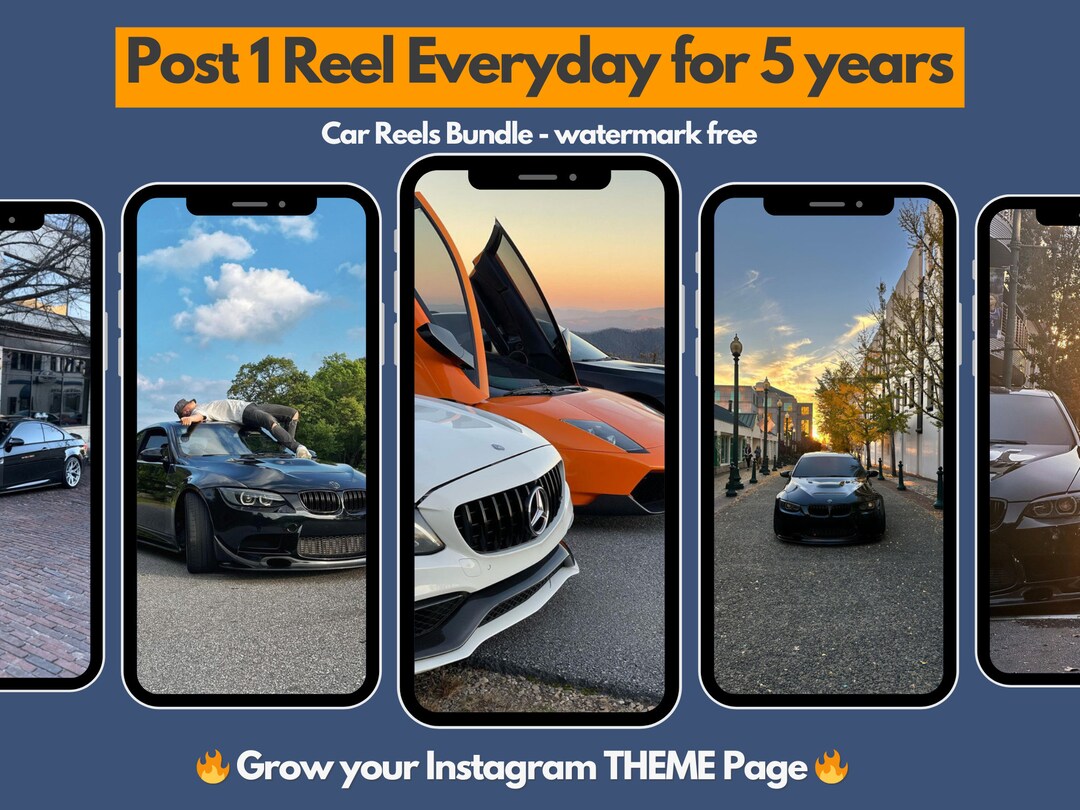 1500+ Car Reel Bundle for Instagram, Youtube Shorts, Tiktok | Luxury ...