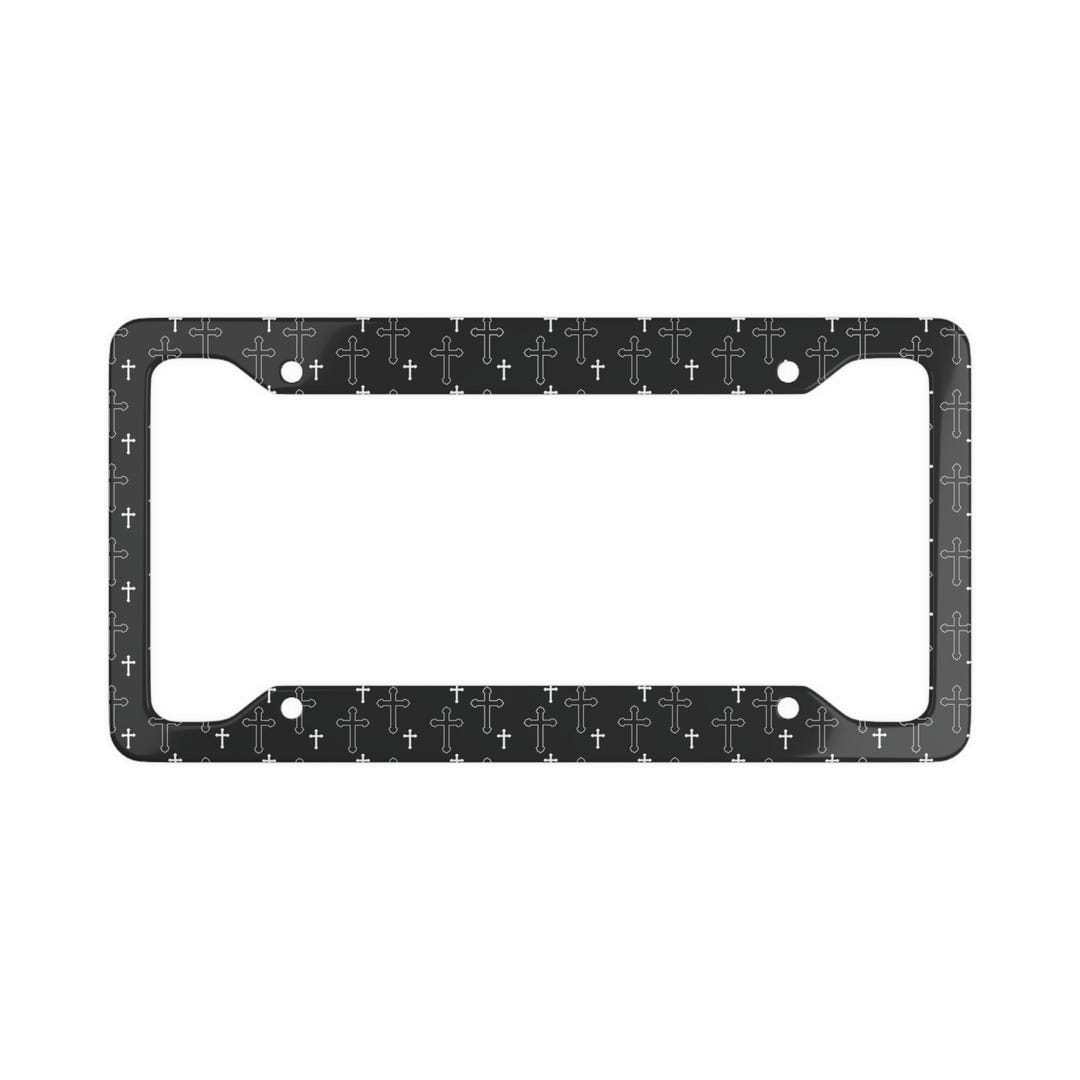 Religious License Plate Frame | Jesus Cross Car Tag Holder | Christian ...