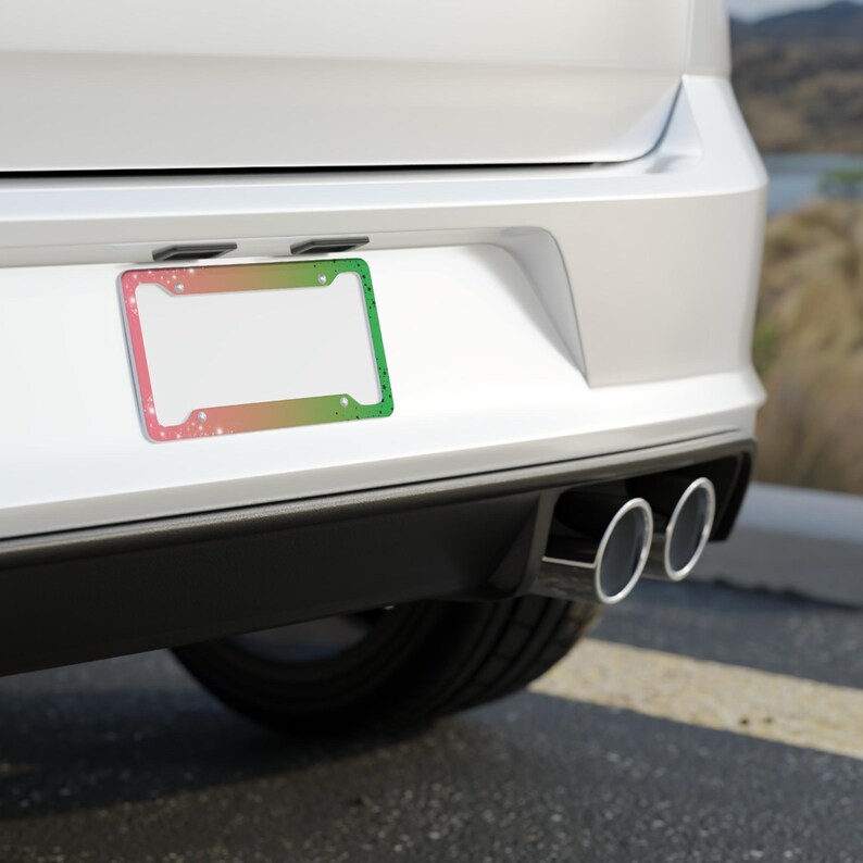 Pink Green Ombre License Plate Frame | Wicked Movie | Wicked Broadway ...