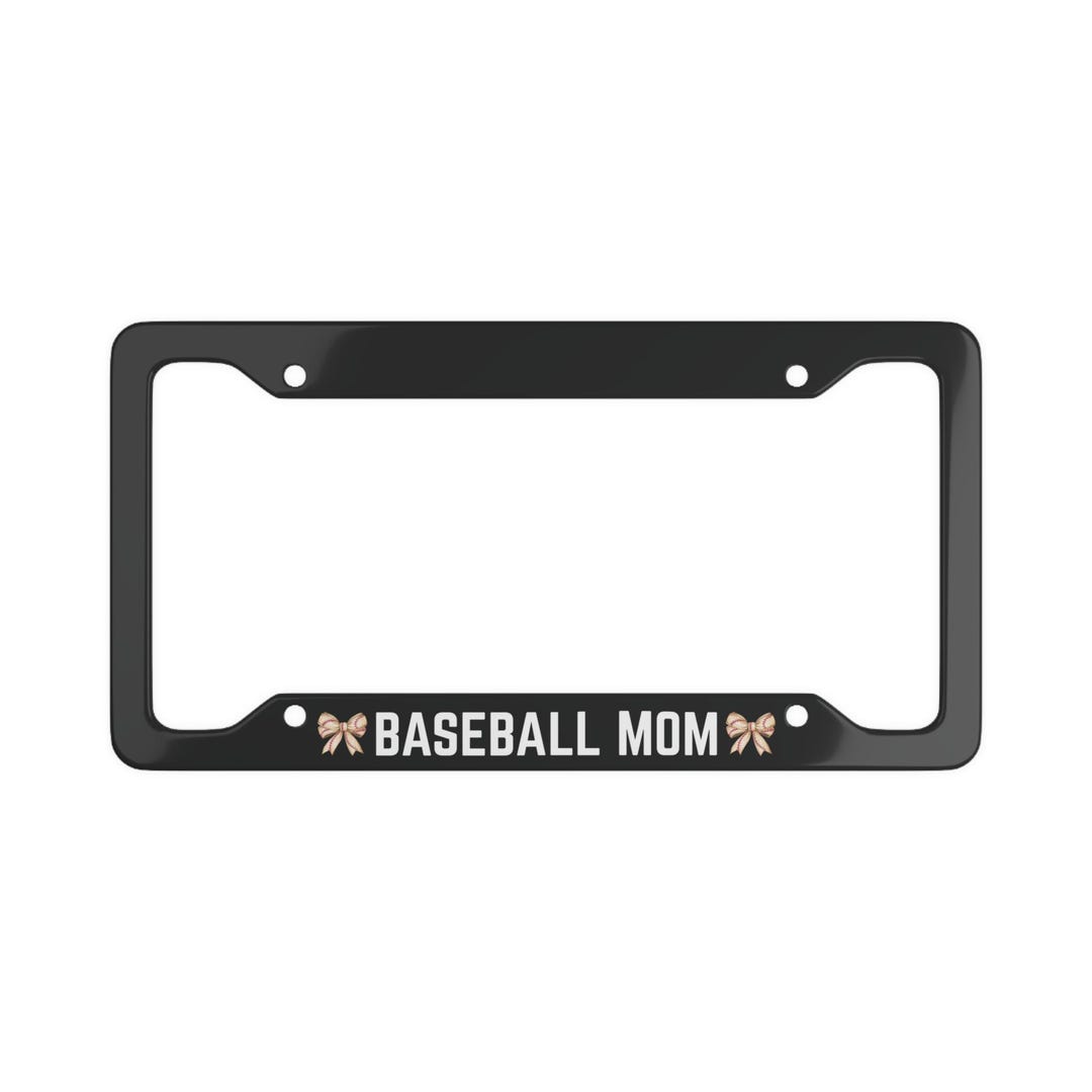 Baseball Mom License Plate Frame - Etsy