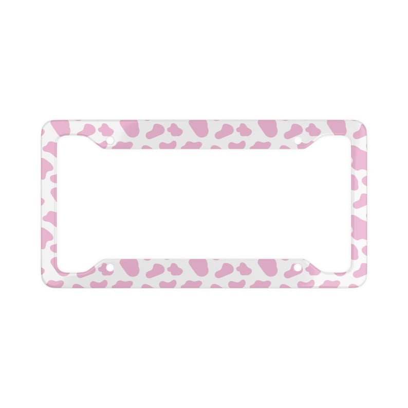 Cow Print License Plate Frame | Cowgirl License Plate Frame | Cow Print ...