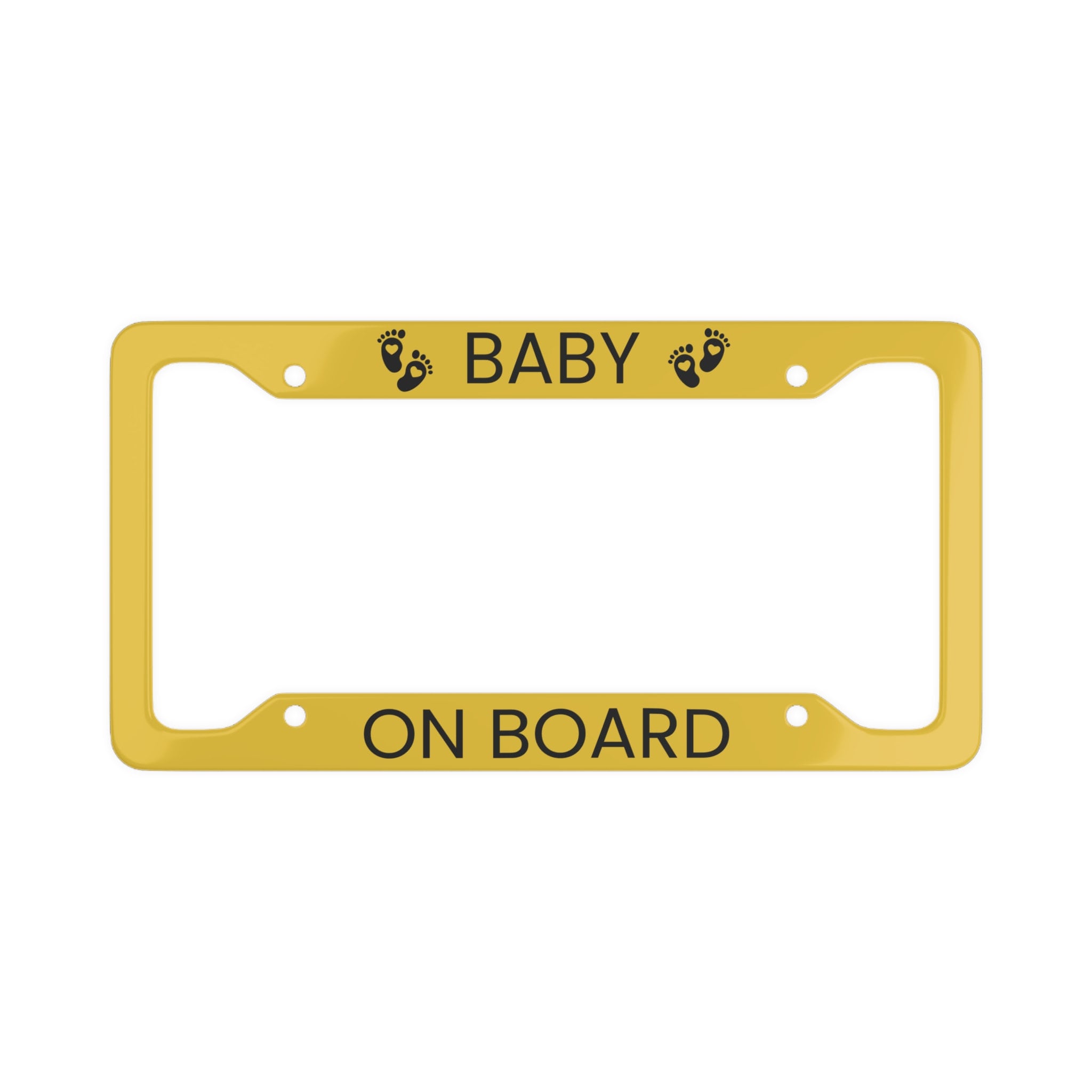 Baby on Board License Plate Frame | Custom License Plate Frame | Car ...