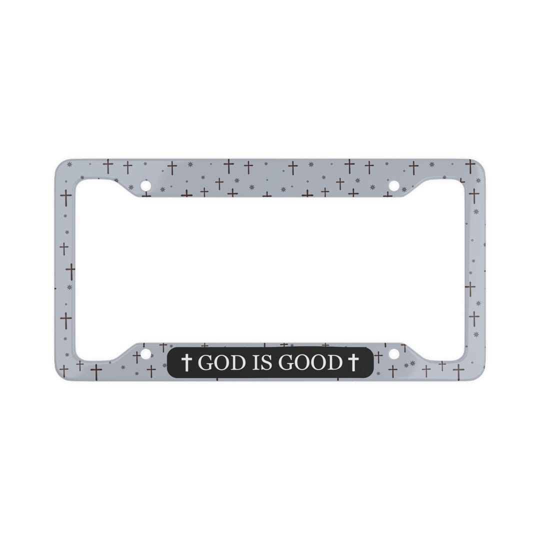 God is Good License Plate Frame | Religious License Plate Cover | Jesus ...