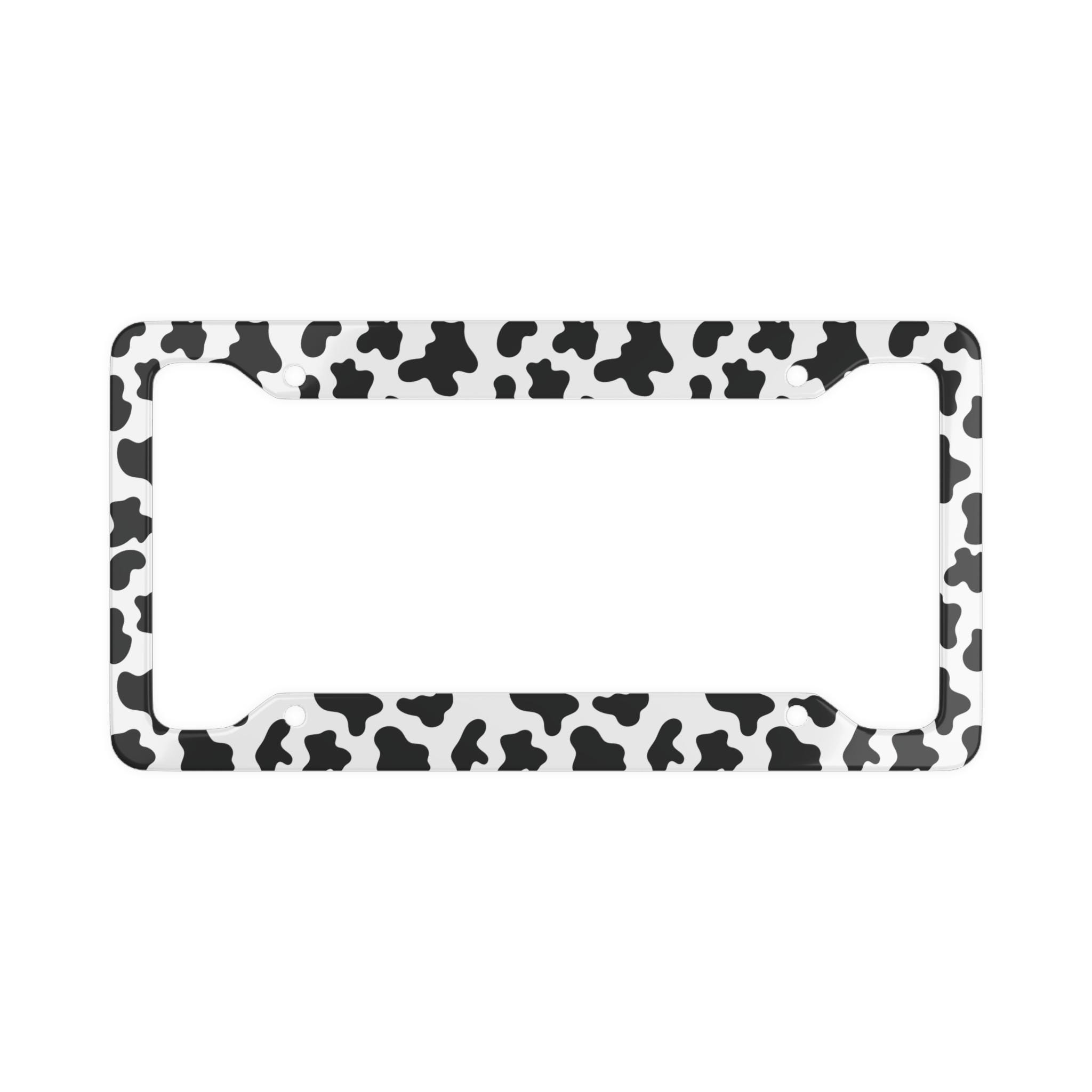Cow Print License Plate Frame | Cowgirl License Plate Frame | Cow Print ...