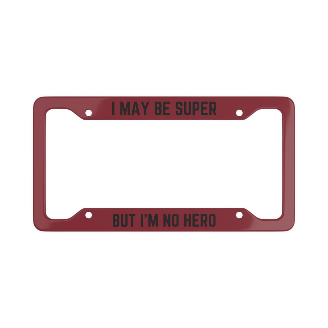 Deadpool License Plate Frame | Movie License Plate Frame | Custom ...