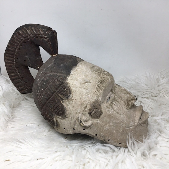 Igbo Helmet 350: IGBO ARTIST, Three Faced Helmet Mask