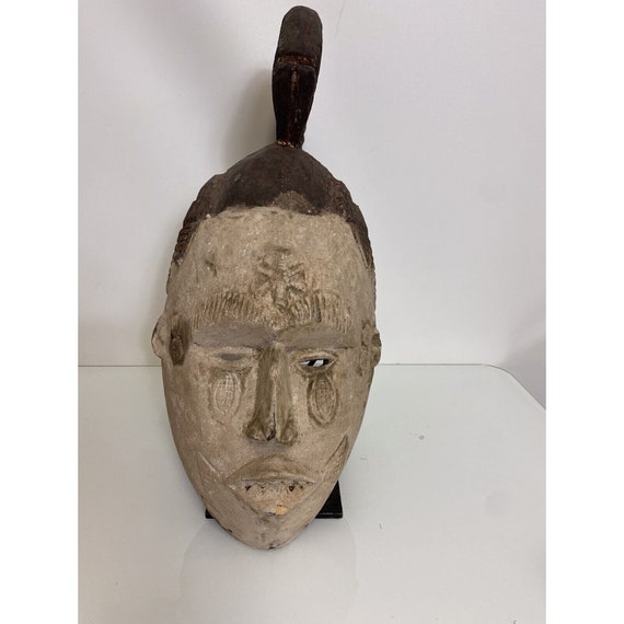 Igbo Helmet 350: IGBO ARTIST, Three Faced Helmet Mask