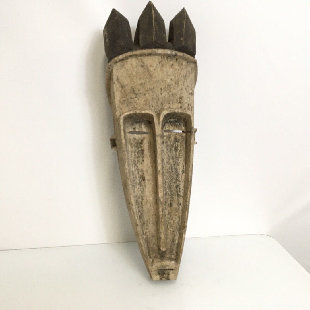 Rare African Tribal Mask Primitive Art Fang Tribe Ngil Secret Society ...