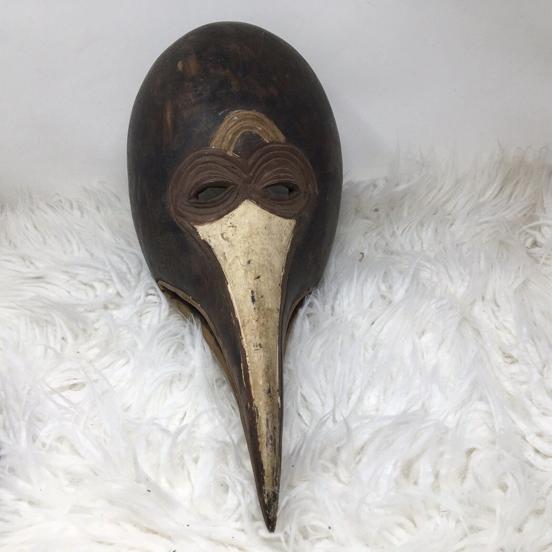 Vintage African Baga Nimba Ceremonial Bird Mask 19”lx8”wx6”d Large ...