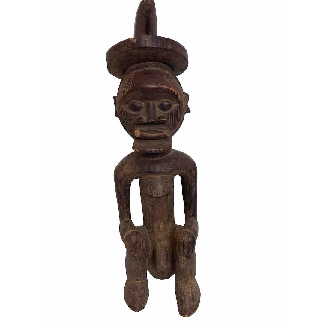 African Téké Ancestral Figure Statue Carved Wood African Tribal Art - Etsy
