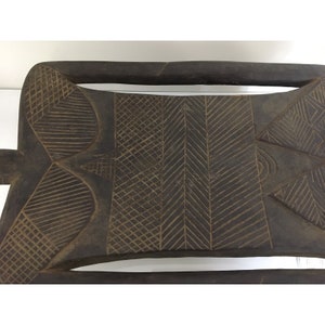 Dogon Mali Carved Wooden Marriage Bench Stool 29hx9wx8d Man Woman ...