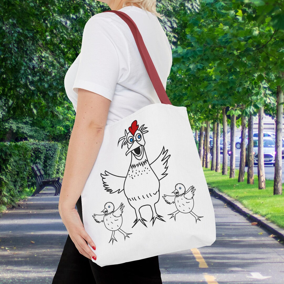 Mother Hen & Chicks Dancing Tote Bag - Durable and Stylish Bag for ...