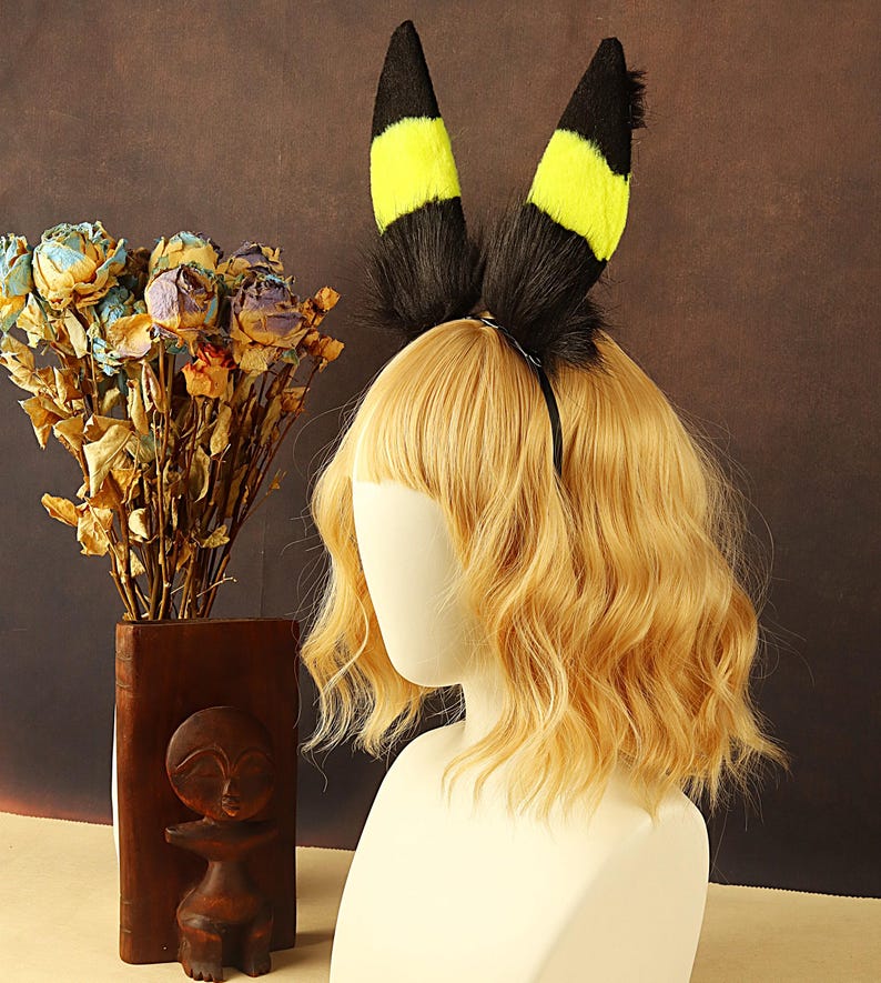 Pokemon Umbreon Furry Ears&tail Christmas Fursuit Cartoon Cosplay Pet ...