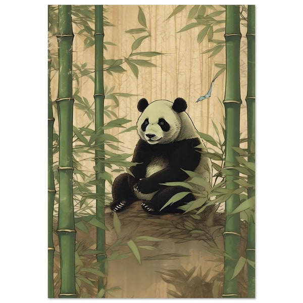 Japanese Panda - Etsy