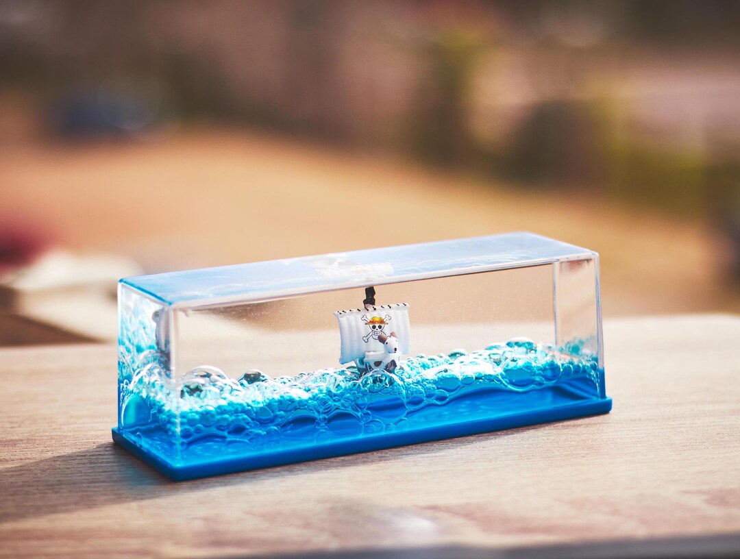 Going Merry Ship in a Bottle One Piece Anime Gift | Thousand Sunny Desk ...