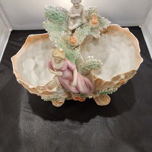 Vintage Figurine Double Vase - Etsy