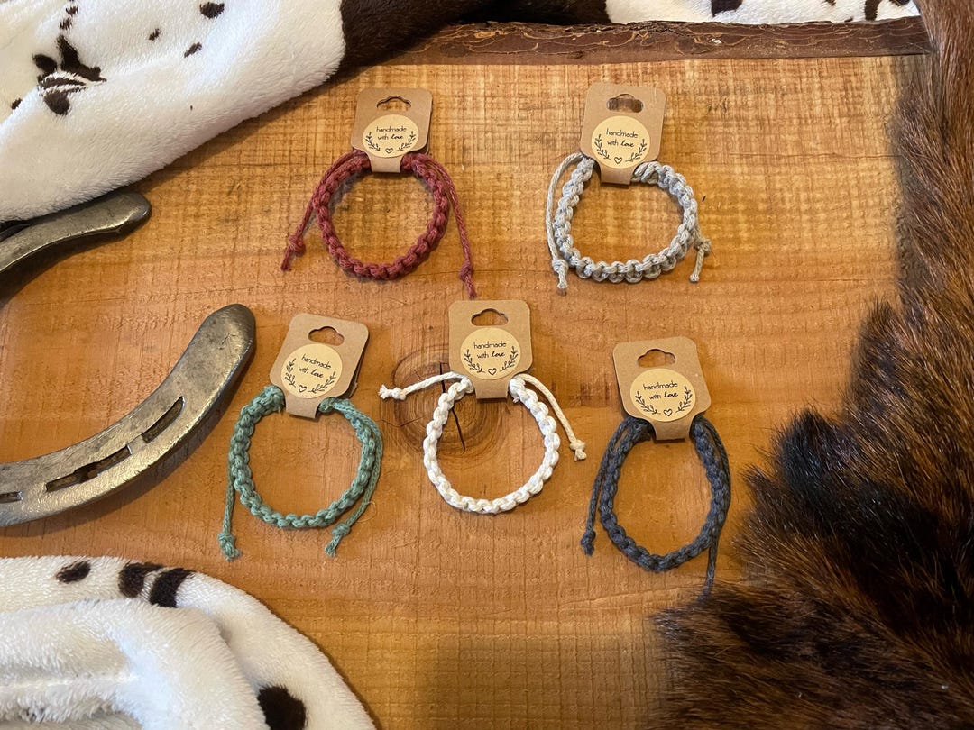 Braided Macrame Bracelets - Etsy