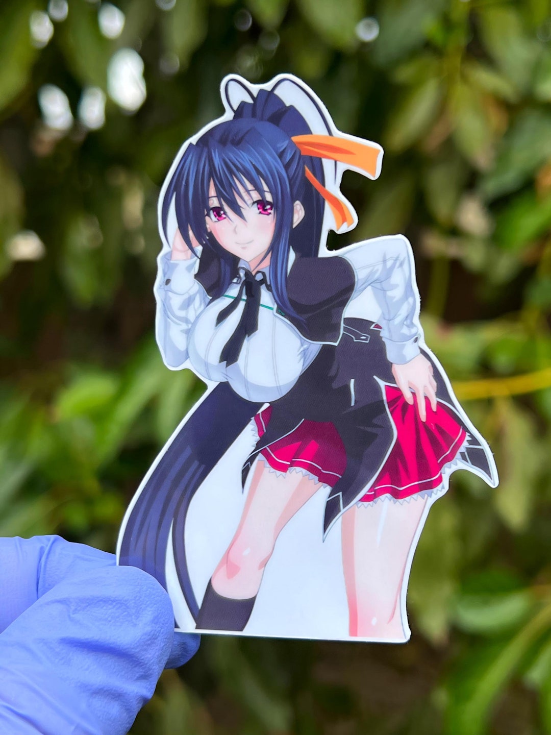 Akeno Dxd Anime Girl Sticker Waifu Ecchi Stickers Vinyl Decal Laptop ...