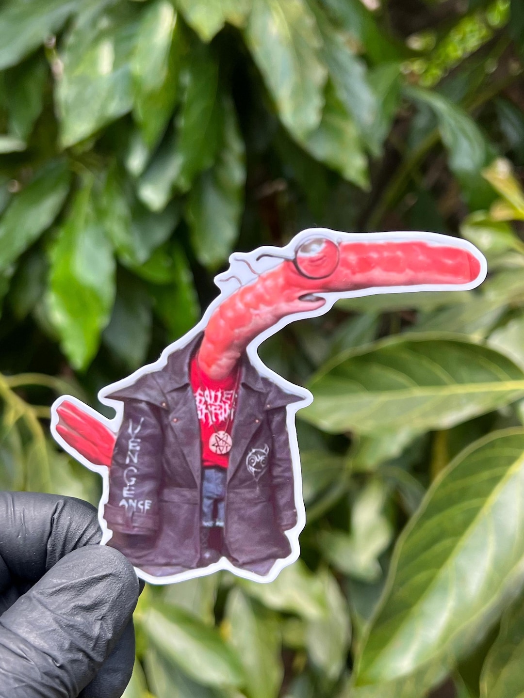 Smiling Friends Sticker, Shrimpina, Shrimp, Smiling, Waifu Anime ...