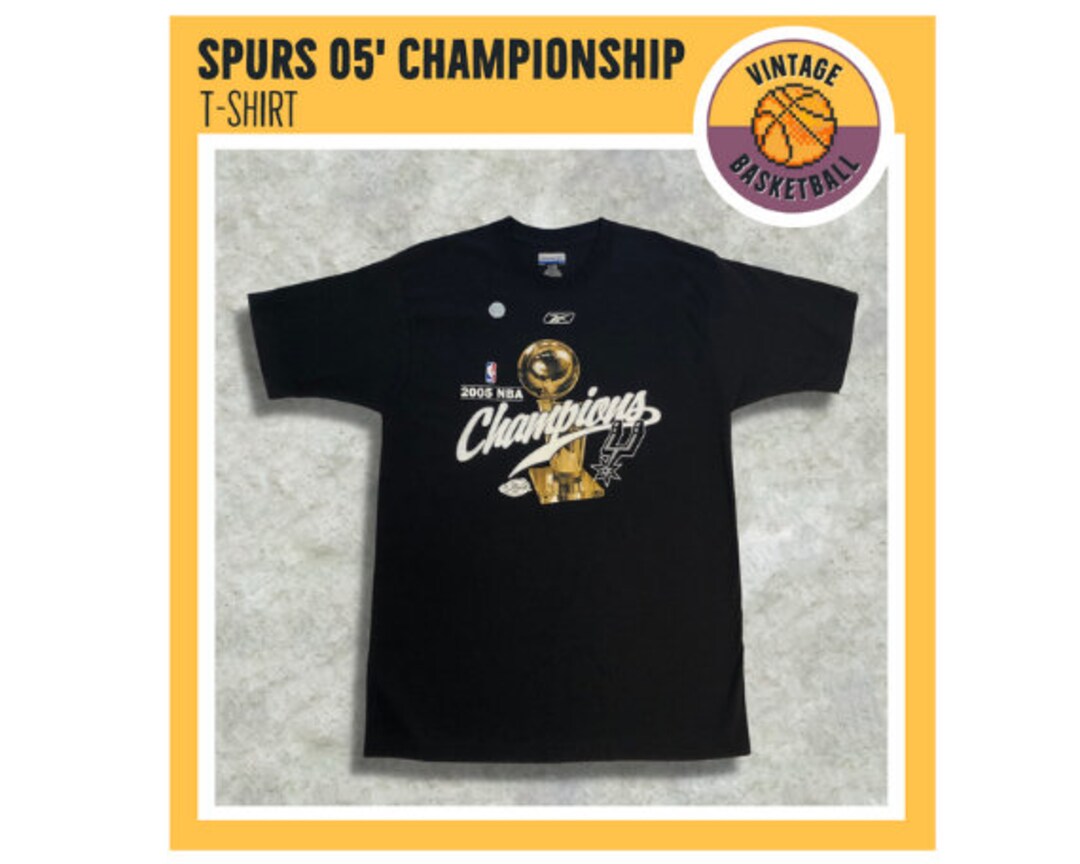Vintage Reebok Spurs 2005 NBA Champions T-shirt - Etsy