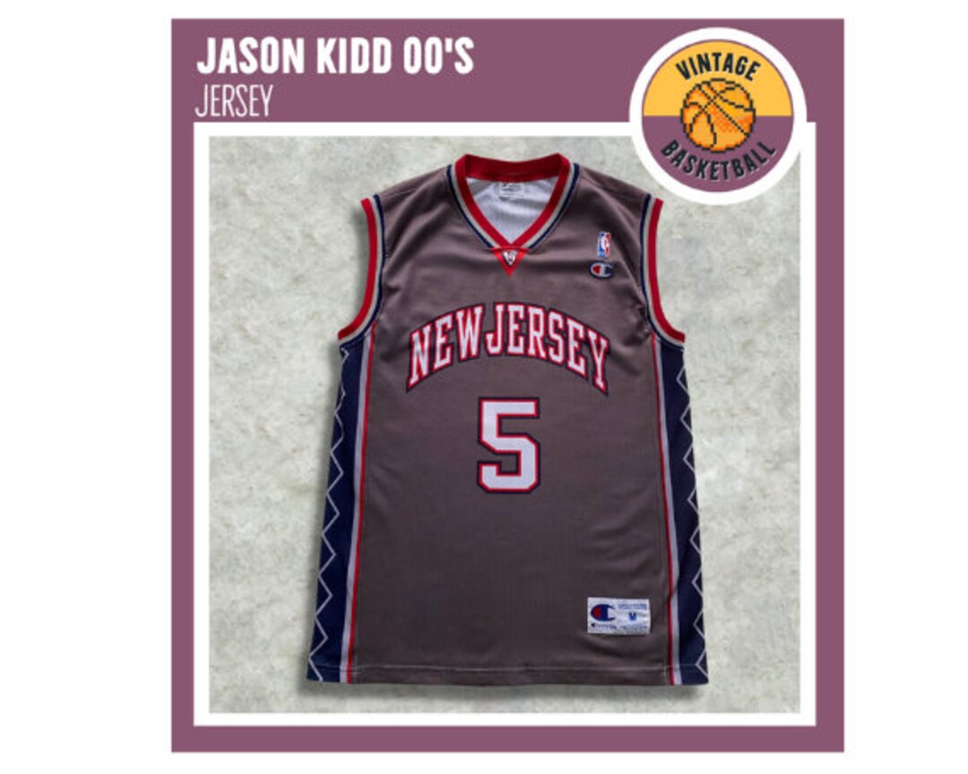 Vintage Champion Jason Kidd New Jersey Nets Jersey - Etsy