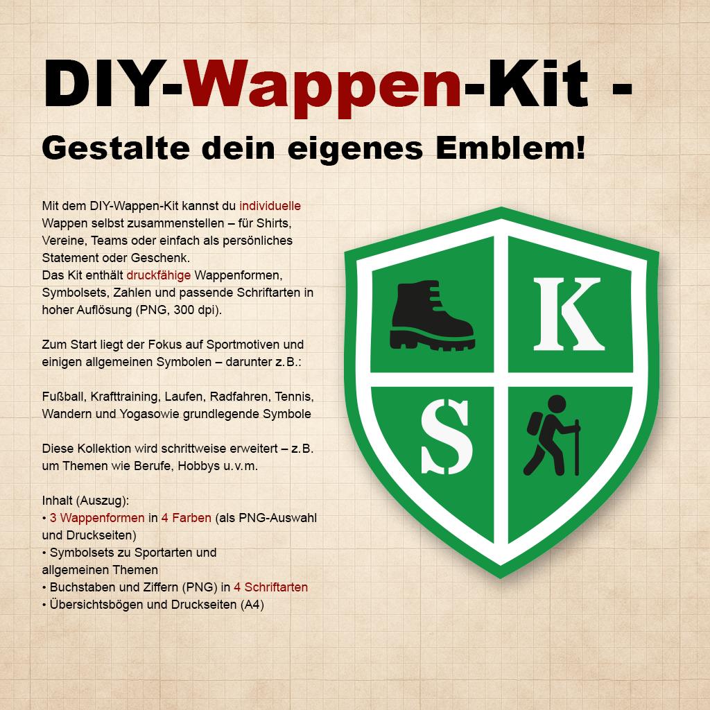 DIY Coat of Arms Kit • PNG Set With Coat of Arms Shapes & Symbols ...