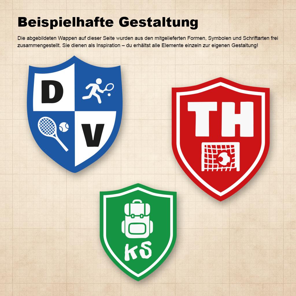 DIY Coat of Arms Kit • PNG Set With Coat of Arms Shapes & Symbols ...