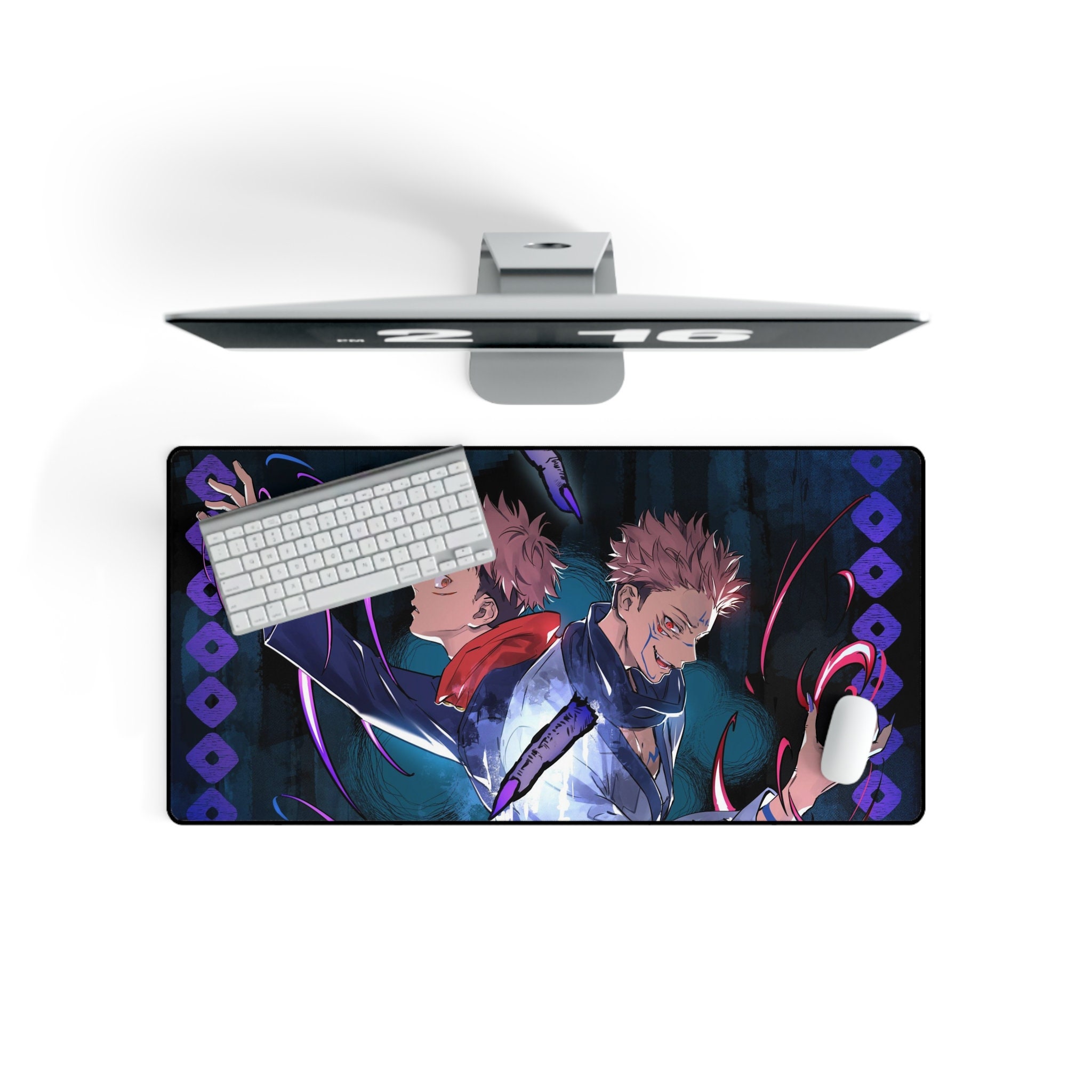 Yuji and Sukuna Mousepad Jujutsu Kaisen - Etsy