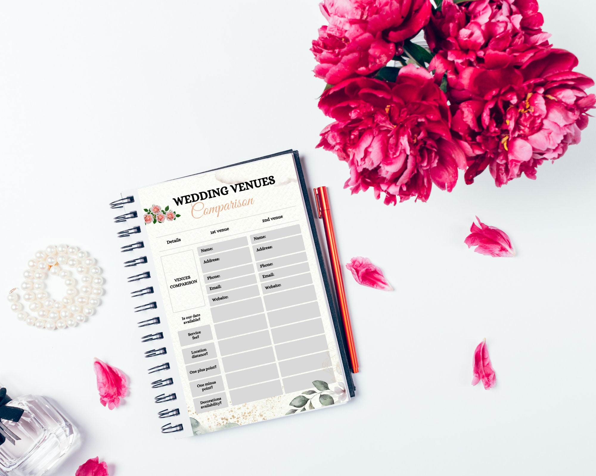 Wedding Planner Printable | Printable Wedding Planner Pages | Wedding ...