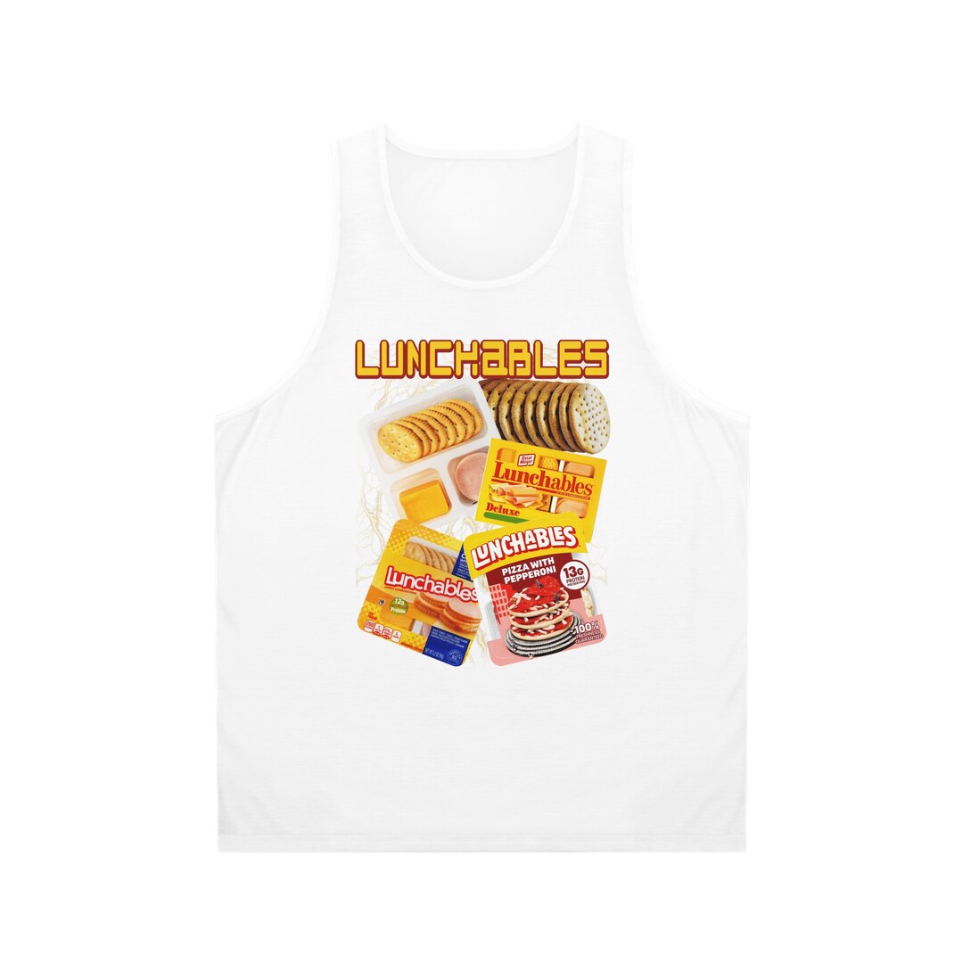 Lunchables Tank Top for Mens and Womens | Funny Snacks Food Lover Tank ...