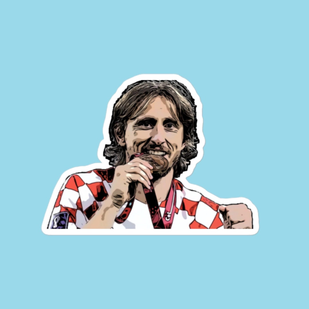 Luka Modric Croatia Sticker/ Real Madrid Sticker / World Cup - Etsy