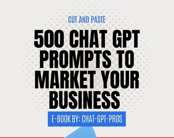 Ultimate 100 Small Business Boost Chat GPT Prompts to Copy, Paste & Fuel Your Growth Chatgpt ...