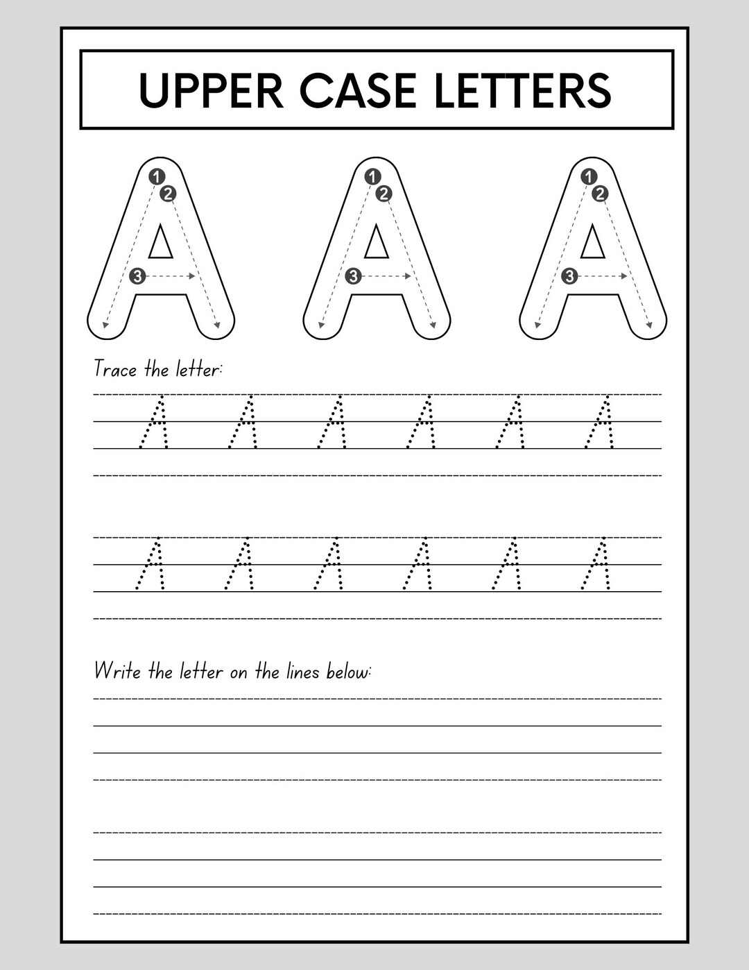 Fun Alphabet Tracing Bundle Worksheet for Kids Enhance Fine Motor ...