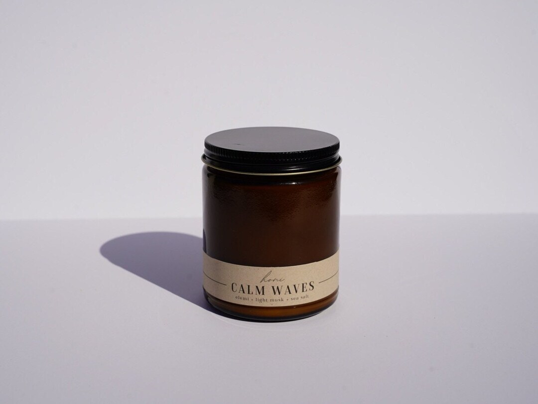 Calm Waves Soy Wax Woodwick Non-toxic Candle - Etsy