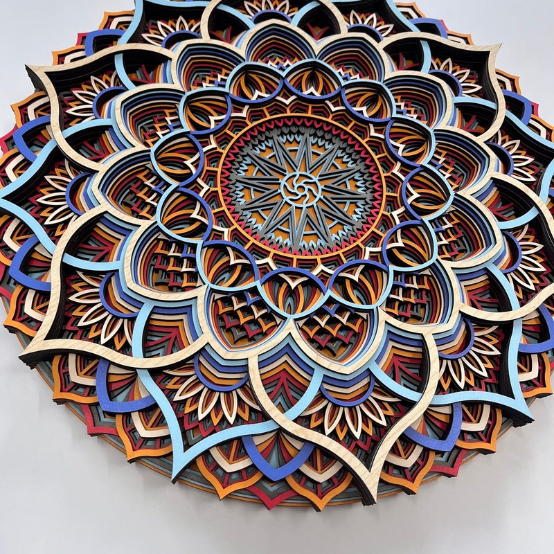 Mandala Wood - Etsy